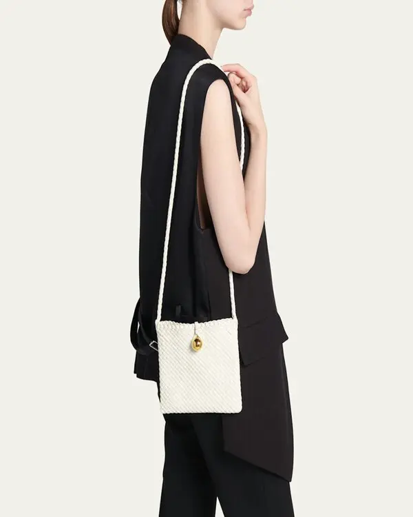 Bottega Veneta Intrecciato Leather Pouch Bag