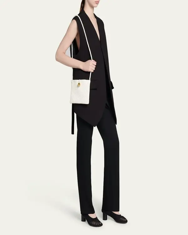 Bottega Veneta Intrecciato Leather Pouch Bag