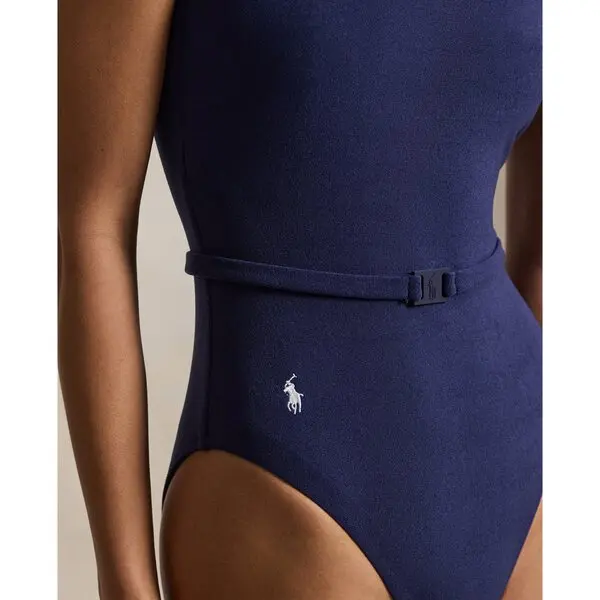 Ralph Lauren Belted One-piece Swimsuit