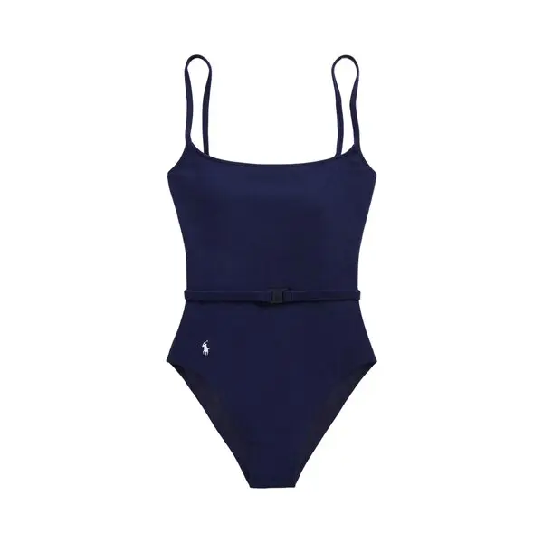 Ralph Lauren Belted One-piece Swimsuit