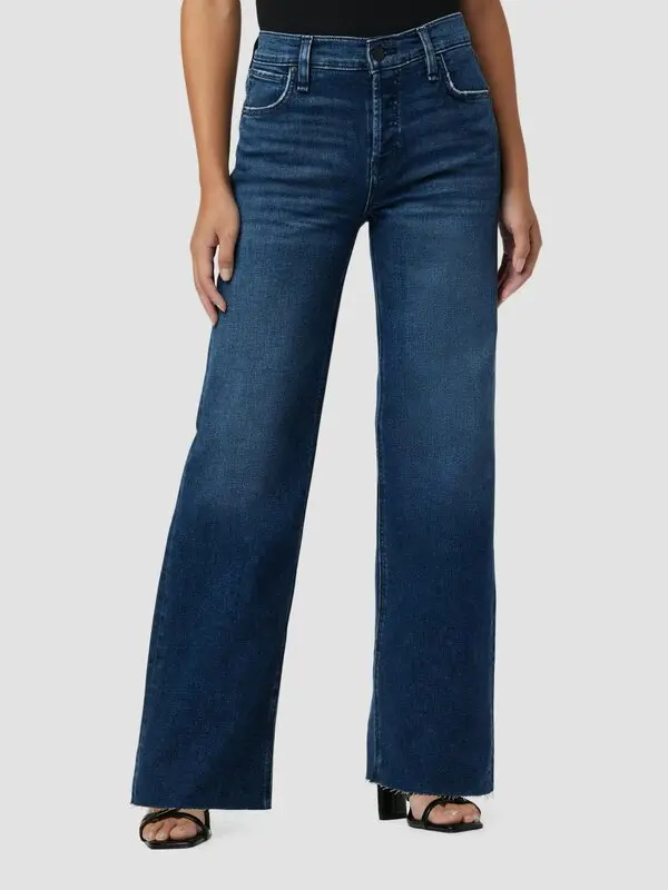 Hudson Jeans Petite Rosie High-rise Wide-leg Jeans