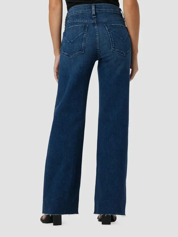 Hudson Jeans Petite Rosie High-rise Wide-leg Jeans