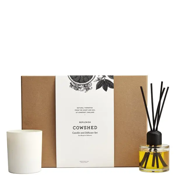 COWSHED Candle And Diffuser Setreplenish