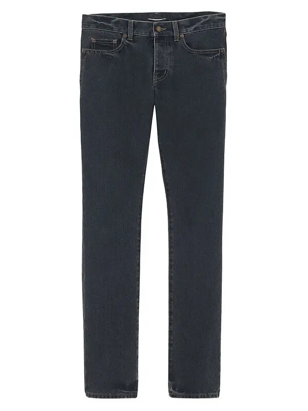 Saint Laurent Slim-fit Jeans In Denim