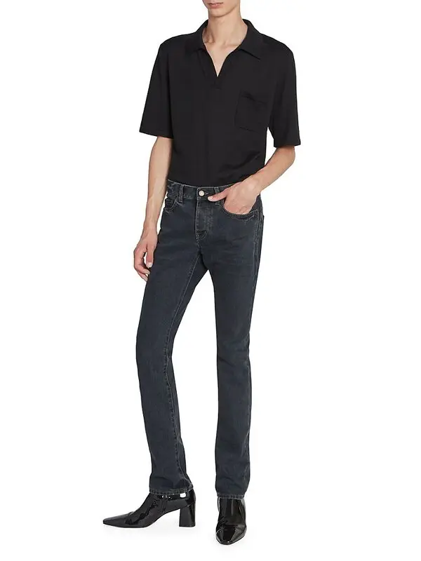 Saint Laurent Slim-fit Jeans In Denim