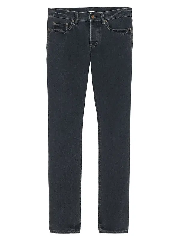 Saint Laurent Slim-fit Jeans In Denim