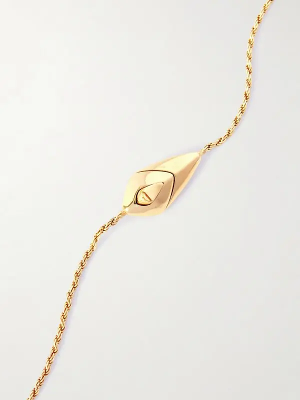 Bottega Veneta Gold-tone Necklace With Pearl - White
