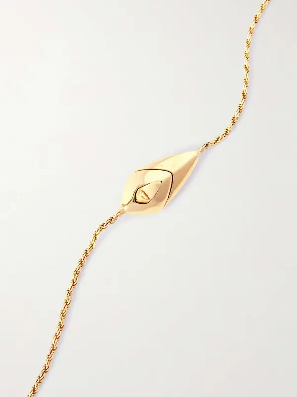 Bottega Veneta Gold-tone Necklace With Pearl - White