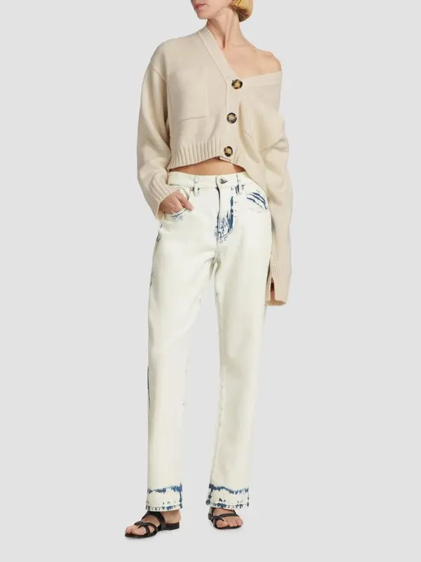 Proenza Schouler Sofia Cashmere Cardigan - Ivory