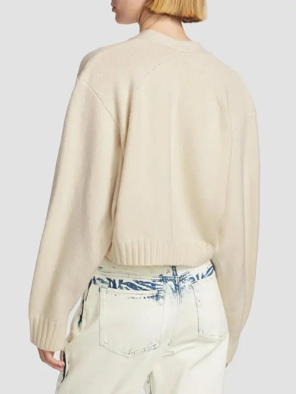 Proenza Schouler Sofia Cashmere Cardigan - Ivory
