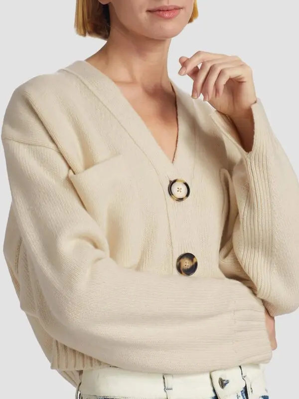 Proenza Schouler Sofia Cashmere Cardigan - Ivory