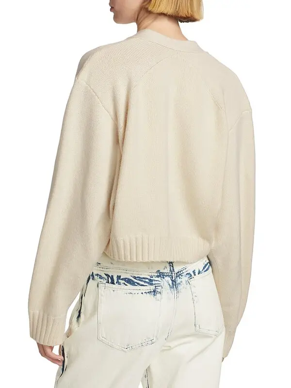 Proenza Schouler Sofia Cashmere Cardigan - Ivory