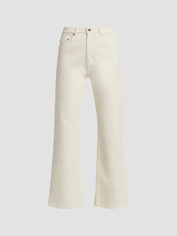 Proenza Schouler Jasper Stretch Mid-rise Jeans - Ecru