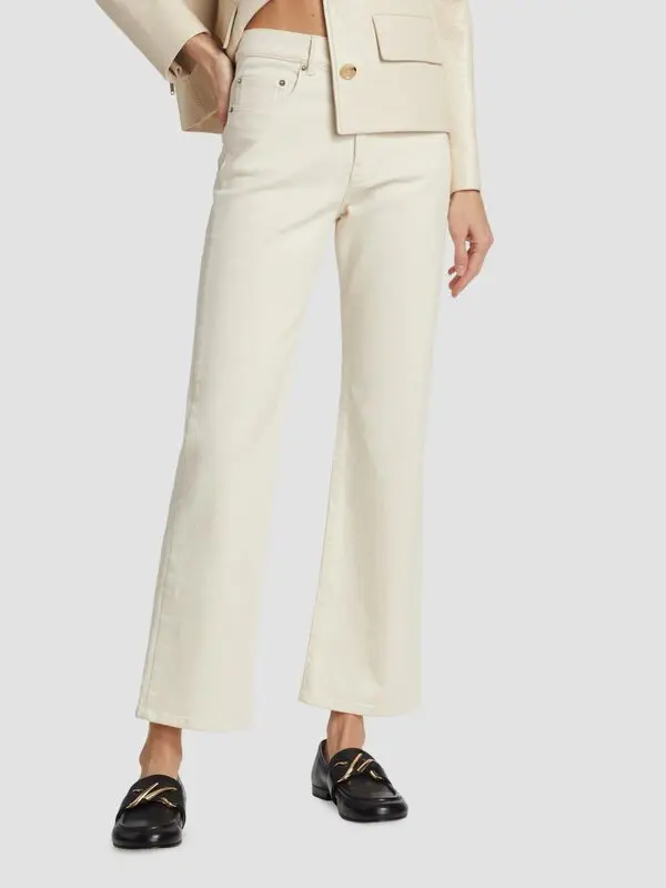 Proenza Schouler Jasper Stretch Mid-rise Jeans