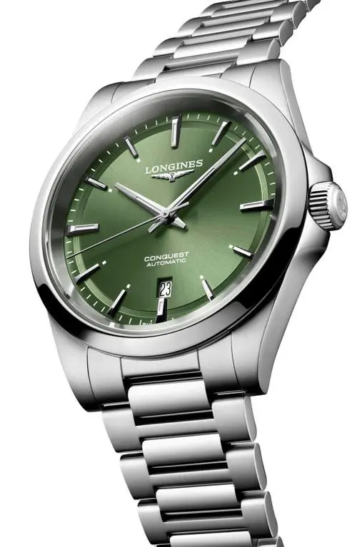 LONGINES Conquest Automatic Bracelet Watch - Green