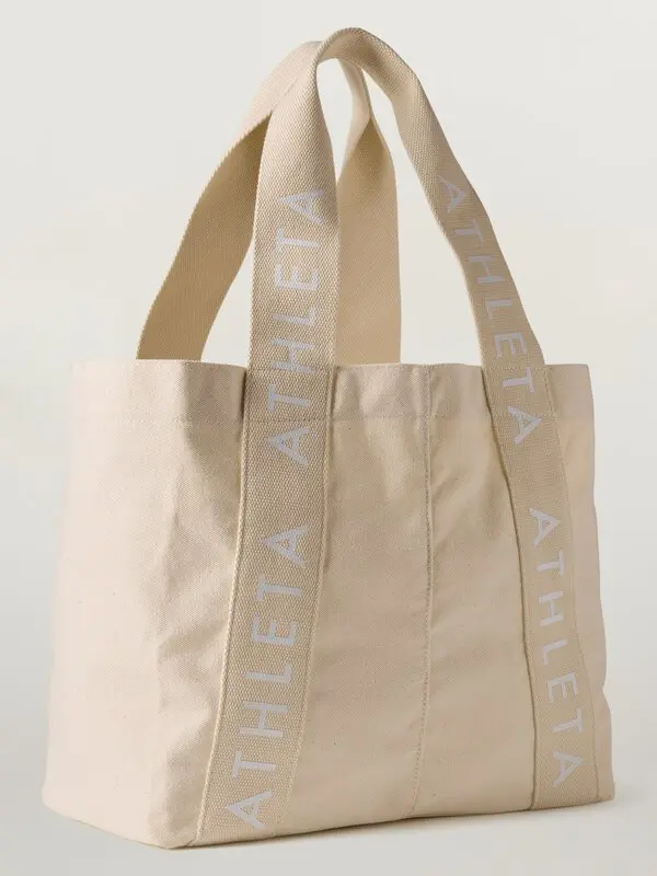 Athleta Logo Tote - Natural