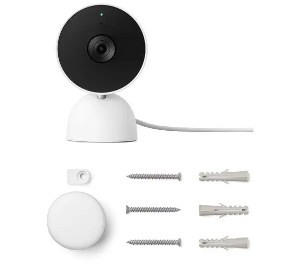 Google Nest Cam Indoor Wired Smart Security Camera - One-color