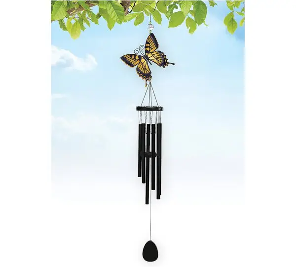 SUNSET VISTA DESIGNS Butterfly Wind Chimes 45
