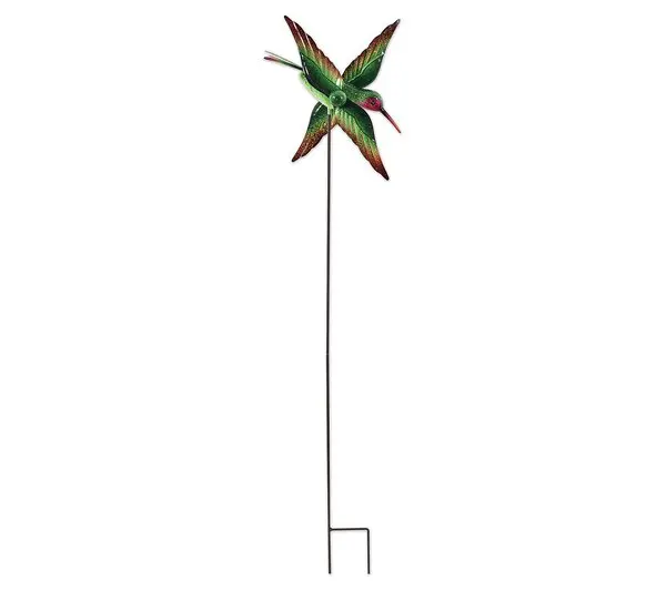 SUNSET VISTA DESIGNS Hummingbird Spinner Stakes - One-color