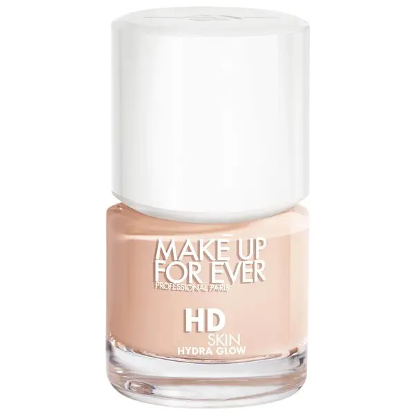 MAKE UP FOR EVER Mini Hd Skin Hydra Glow Skincare Foundation With Hyaluronic Acid 1n00 Alabaster - 1r02 - Cool Alabaster