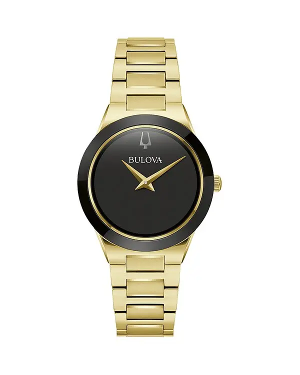 Bulova Modern Millennia 32mm Watch - Black/gold