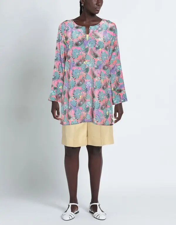 VERDISSIMA Floral Print Kaftan Top