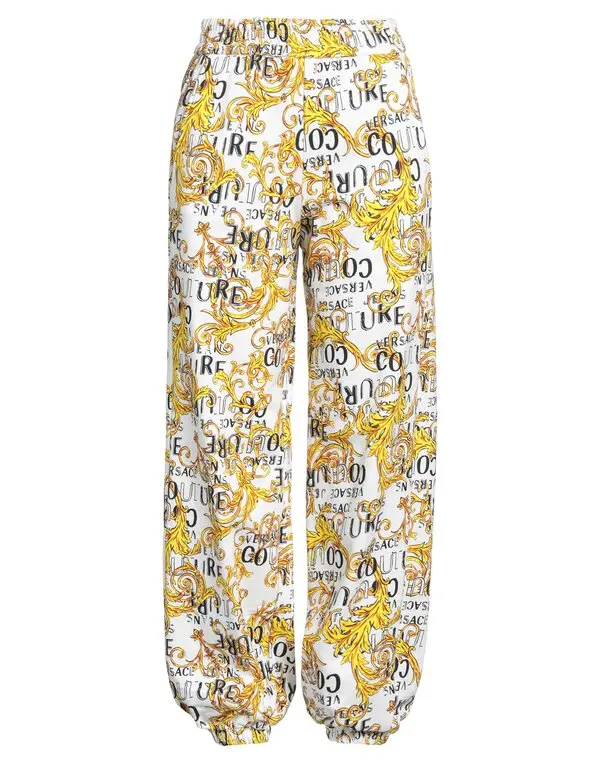 Versace Cotton Track Pants With Paisley Print