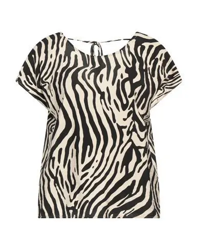 JACQUELINE DE YONG Woven Zebra-print Top