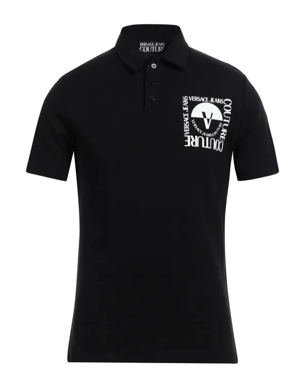 Versace Polo Shirt Size Cotton, Elastane