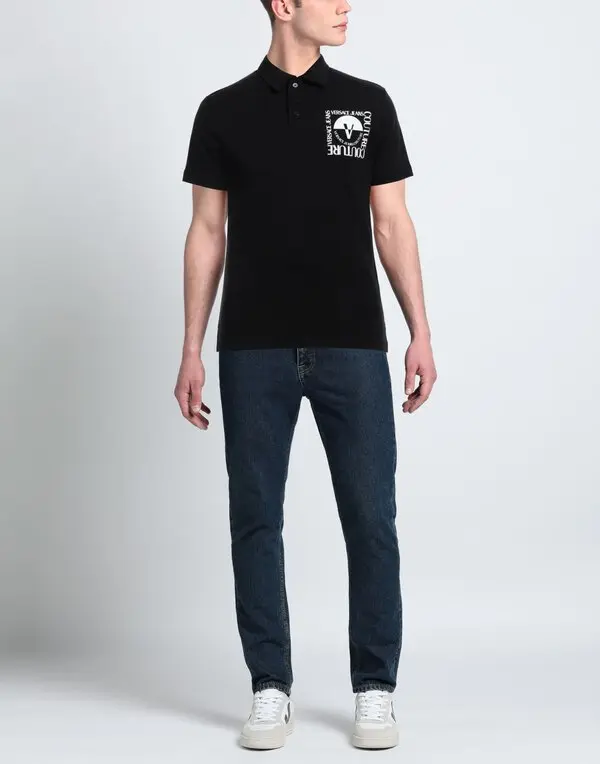 Versace Polo Shirt Size Cotton, Elastane