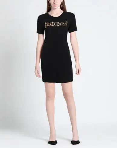 Just Cavalli Mini T-shirt Dress - Black