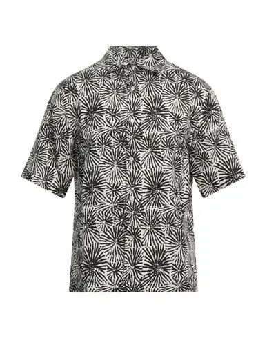 Sandro Shirt Size Lyocell, Linen - Ivory
