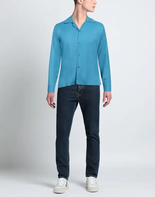Sandro Shirt Size Viscose - Blue