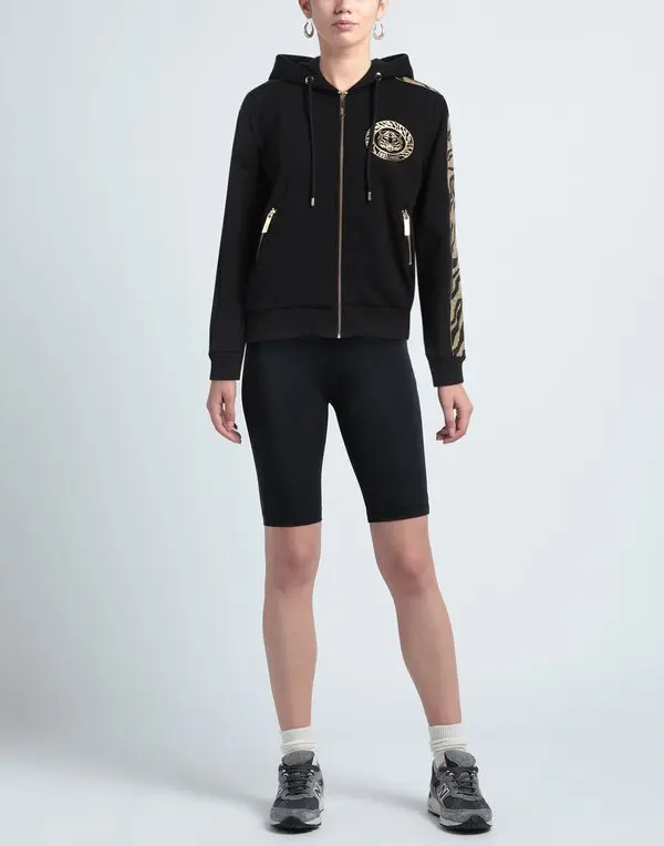 Just Cavalli Cotton Blend French Terry Sweatshirt