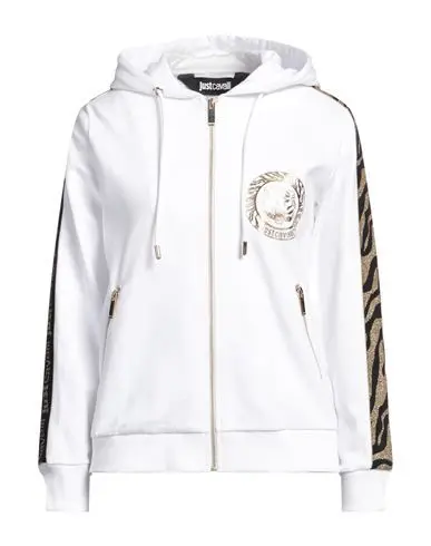 Just Cavalli Cotton Blend French Terry Sweatshirt