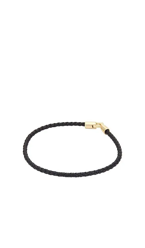 Miansai Cruz Leather Bracelet - Black