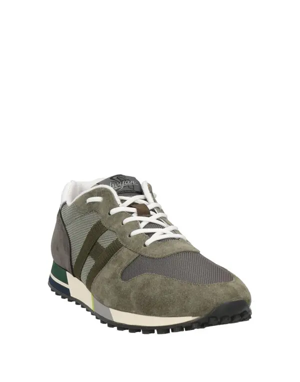Hogan Military Leather Sneakers - Green