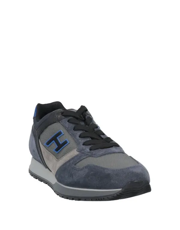 Hogan Suede And Leather Low-top Sneakers