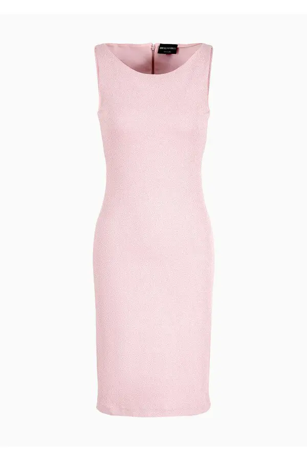 Emporio Armani Jacquard Jersey Tube Dress In Green - 40% Off | Editorialist