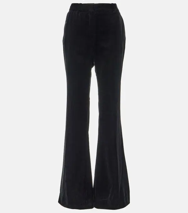 Nina Ricci Velvet Bootcut Trousers