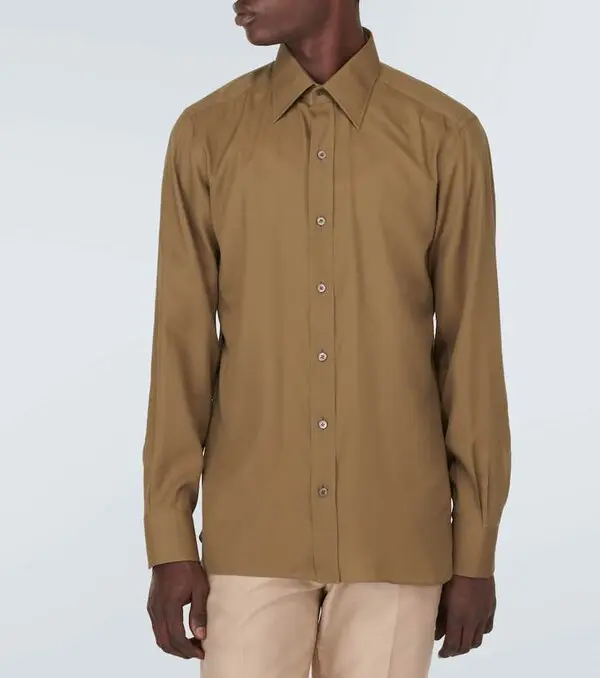 TOM FORD Silk Poplin Shirt