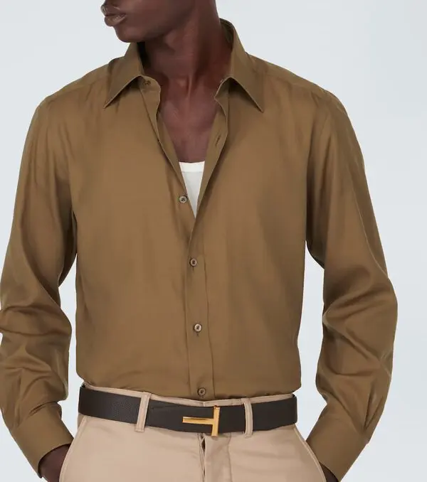TOM FORD Silk Poplin Shirt