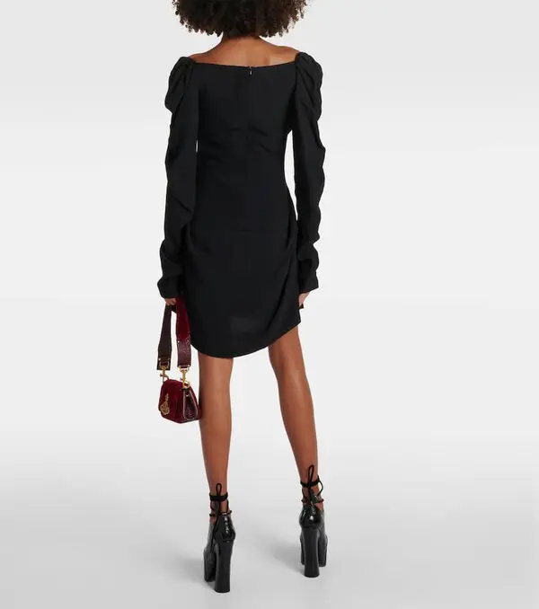 VIVIENNE WESTWOOD Bow-detail Draped Mini Dress