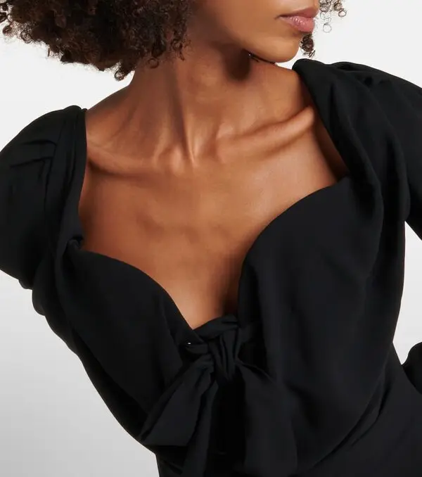 VIVIENNE WESTWOOD Bow-detail Draped Mini Dress