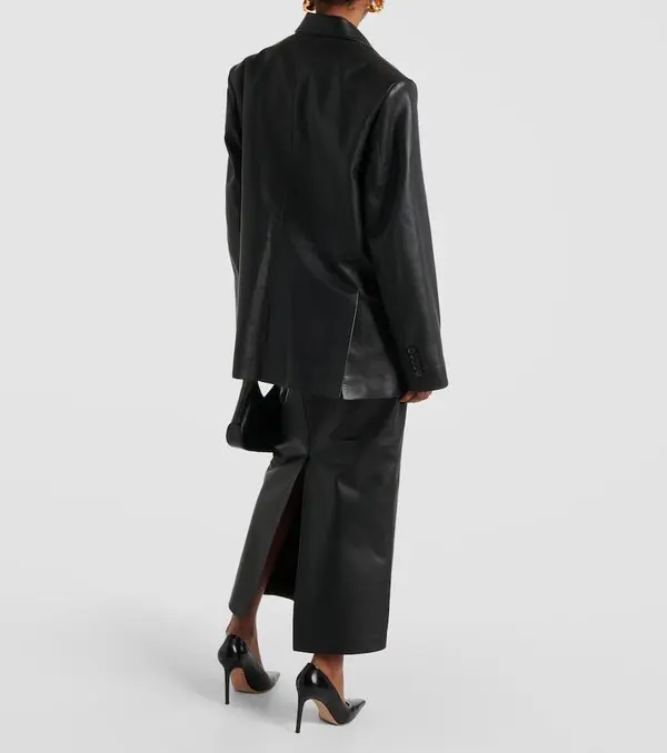 Wardrobe.NYC Oversized Leather Blazer