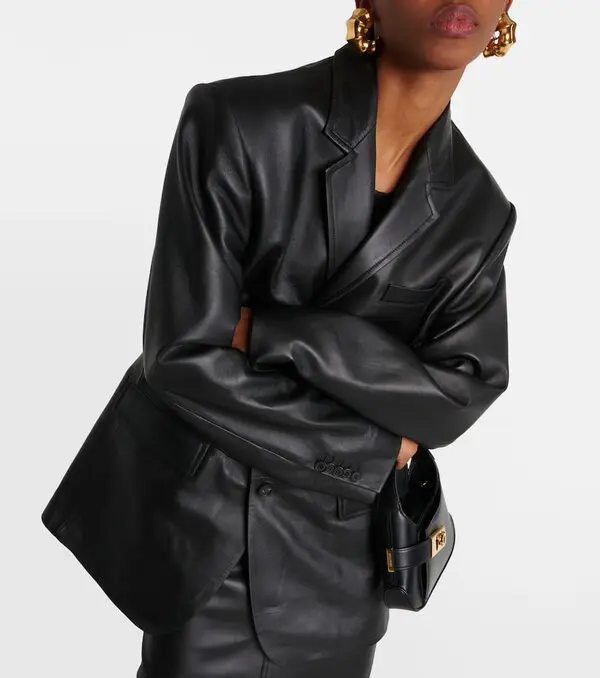Wardrobe.NYC Oversized Leather Blazer