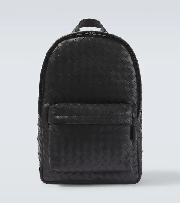 Bottega Veneta Intrecciato Leather Backpack