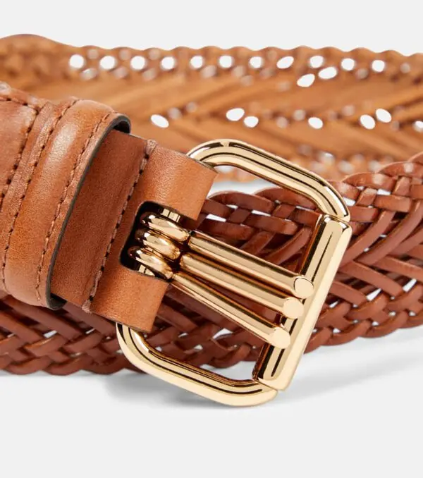 Etro Leather Belt - Yellow