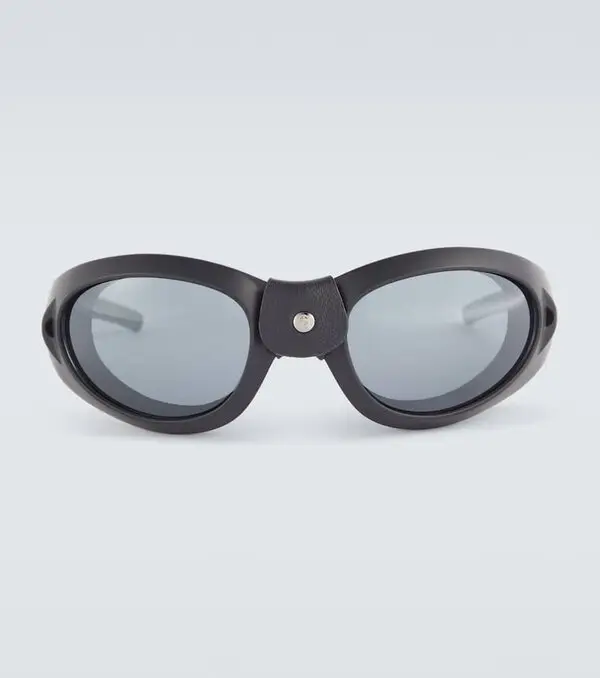 Giorgio Armani Round Frame Sunglasses - Black