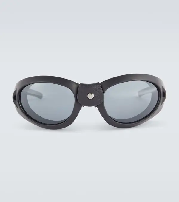 Giorgio Armani Round Frame Sunglasses - Black